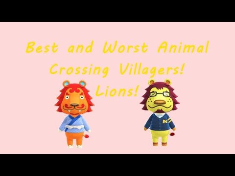The Best and Worst Lions in Animal Crossing - YouTube