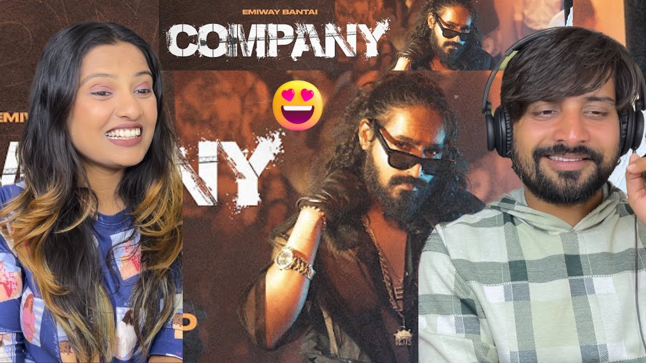 EMIWAY - COMPANY (OFFICIAL MUSIC VIDEO) | REACTION | Funkie Couple ...