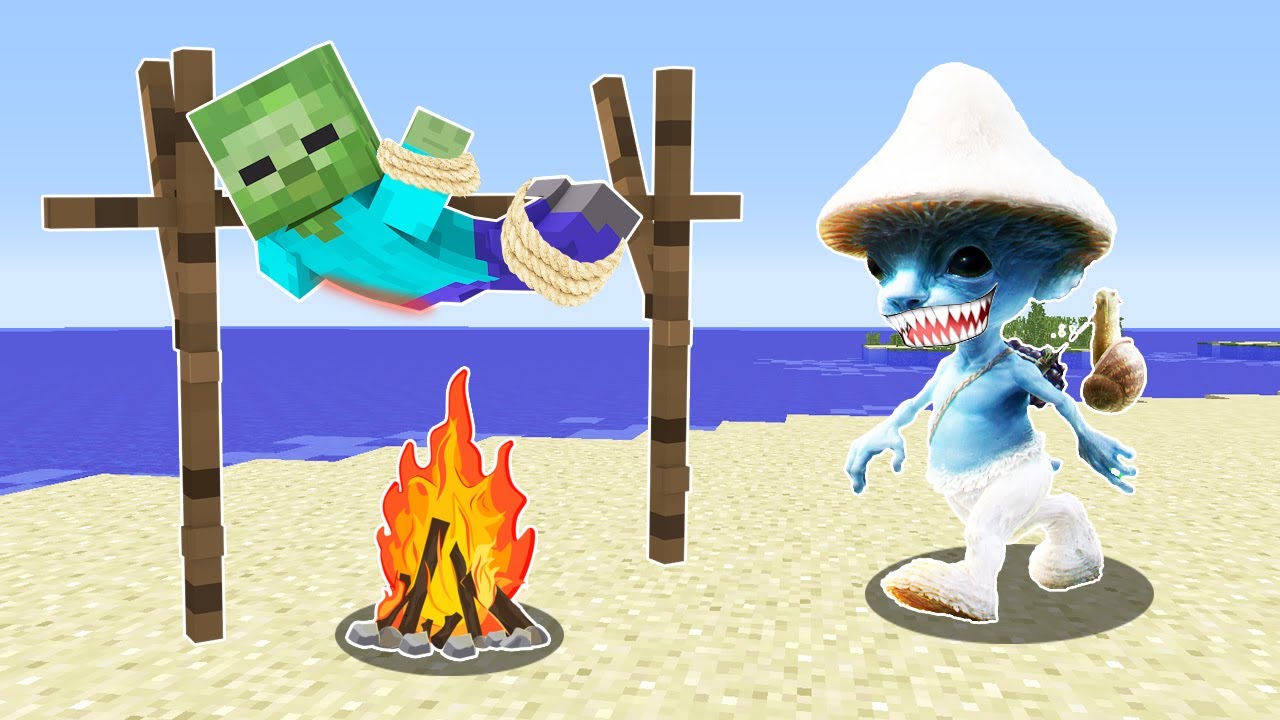 SMURF CAT BENİ YEMEK İSTİYOR 😱 - Minecraft - YouTube