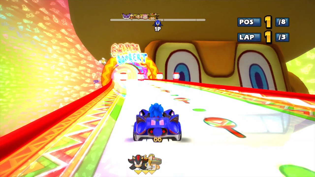 Sonic & Sega All-Stars Racing - Chao Cup - Sonic Gameplay - YouTube
