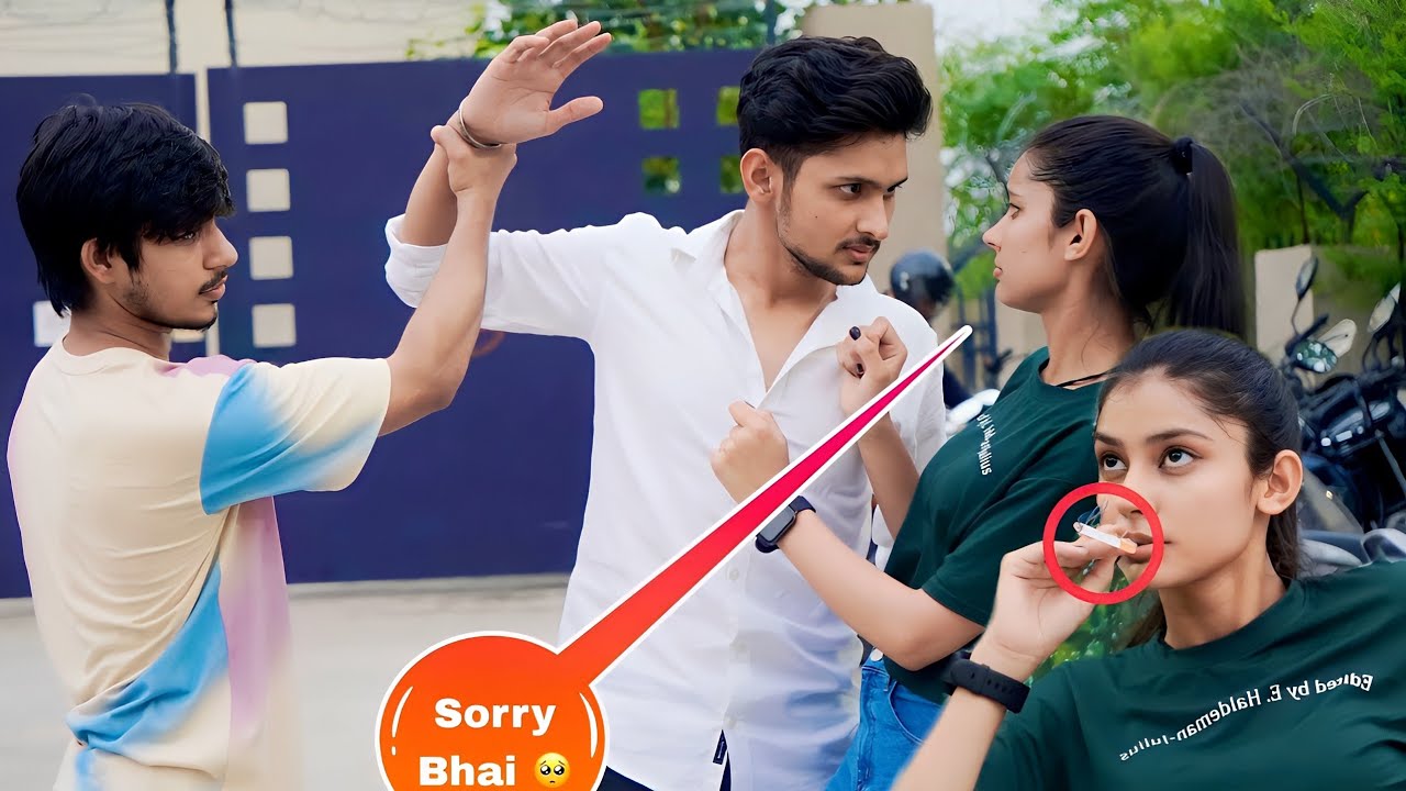 Cigrat prank 🚭 || Gone emotional || @TRTpranks #cigarette - YouTube