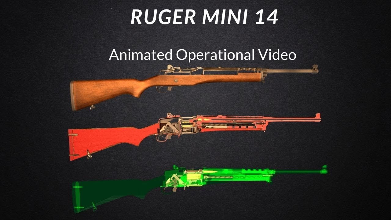 Ruger Mini 14 | See the rifle in operation in a number of animated ...