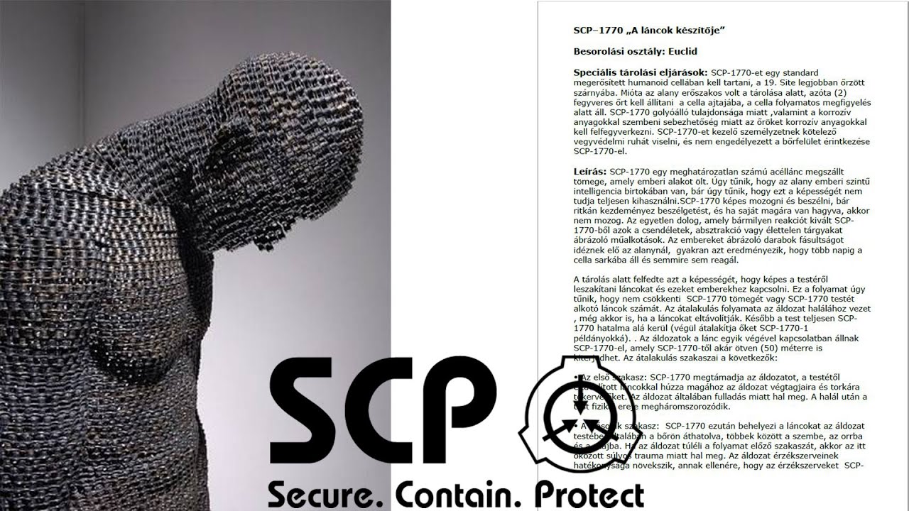 SCP-1770 "A Láncok Készítője" - YouTube