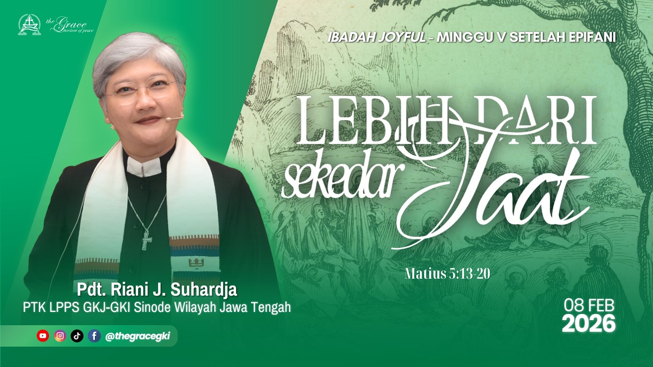 IBADAH JOYFUL | Minggu, 8 Februari 18.00 WIB I Pdt. Riani J. Suhardja ...
