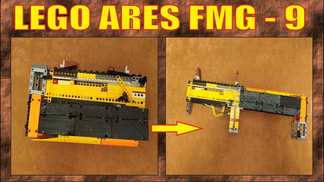 ЛЕГО ОРУЖИЕ | П-ПШКА - ТРАНСФОРМЕР | ARES FMG-9 | СТРЕЛЯЕТ - YouTube