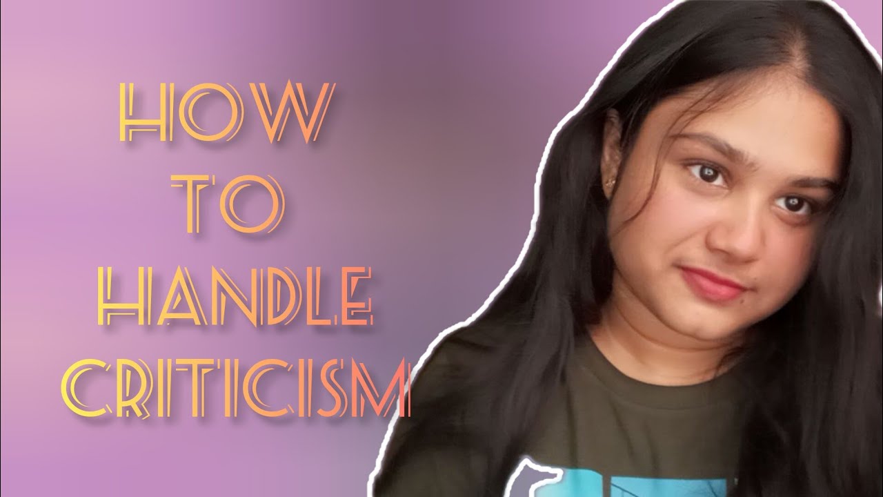 This is HOW to handle CRITICISM! #criticism - YouTube