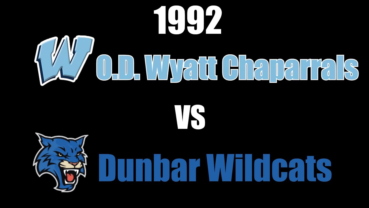 Fort Worth O.D. Wyatt vs Fort Worth Dunbar 1992 - YouTube