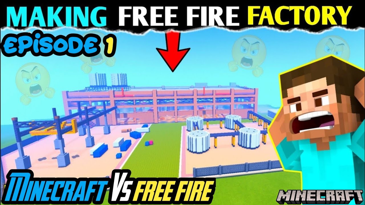 😍😍Free Fire Factory In Minecraft || Free Fire || Minecraft || Minecraft ...
