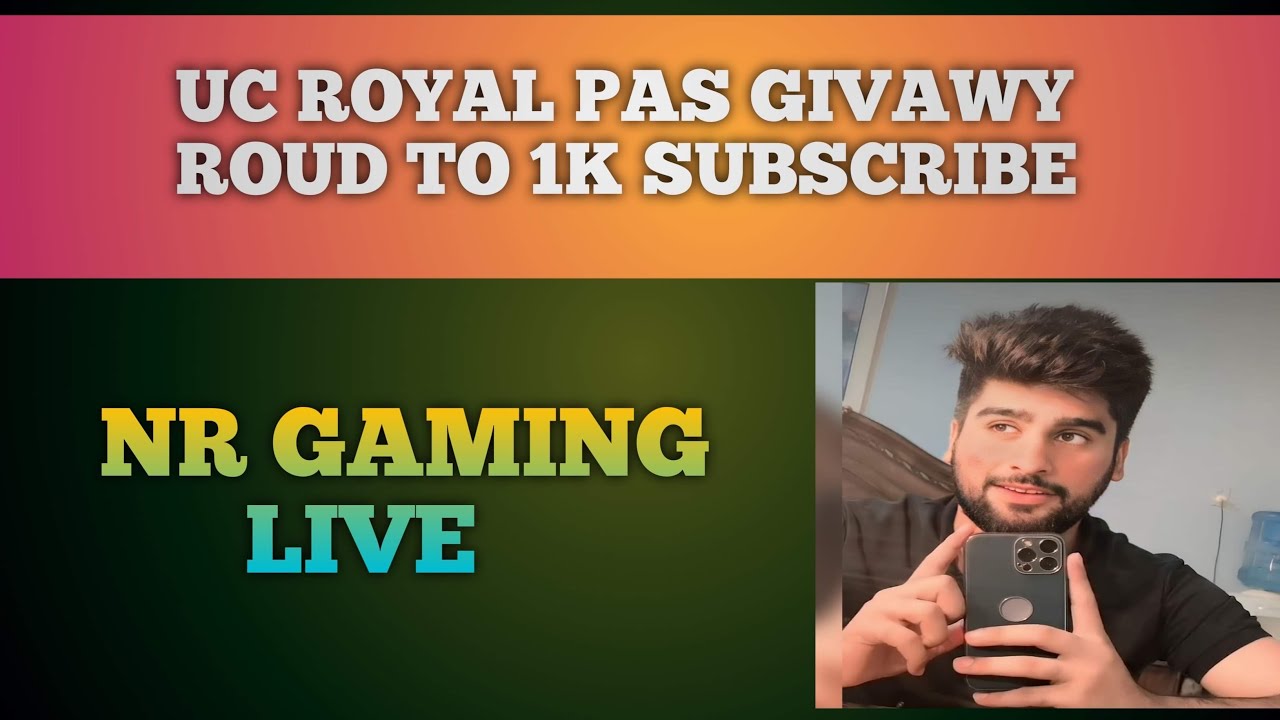 NR gaming live (pubg Nrgaming) Roud to 1k subscribe - YouTube