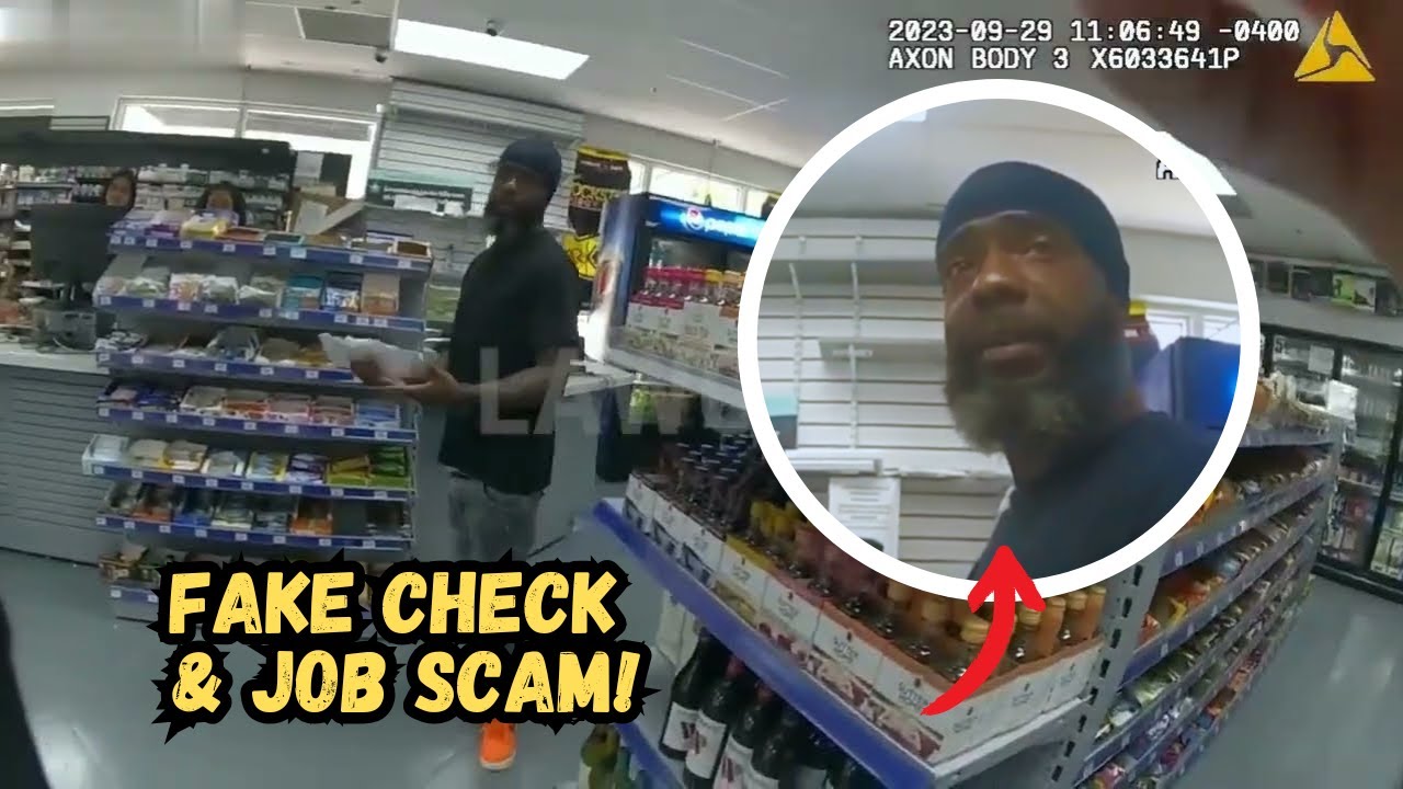 $823 Bogus Check Busted! Cashier Calls Out the Scam in Real Time! - YouTube
