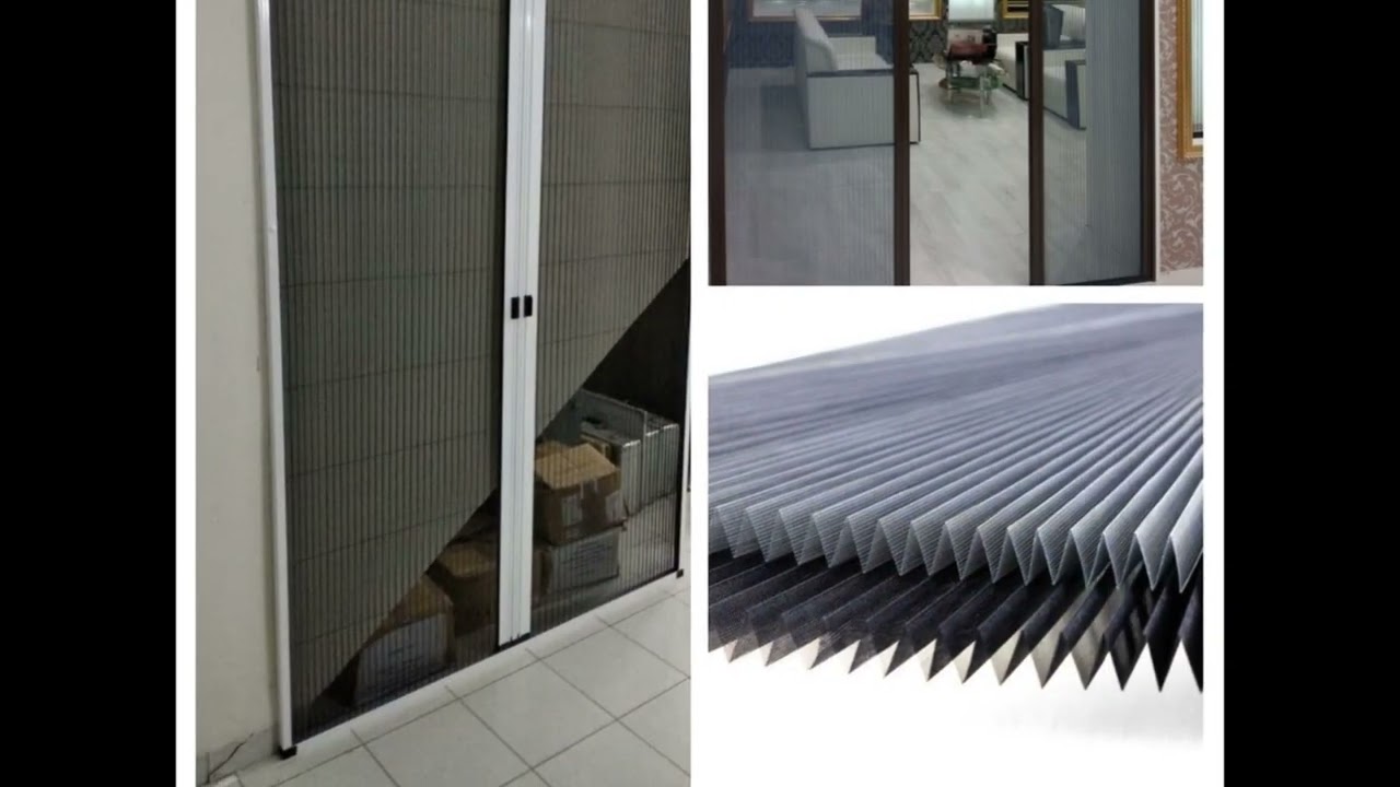 Retractable and Pleated Insect and Fly Screen I Screens for Double ...