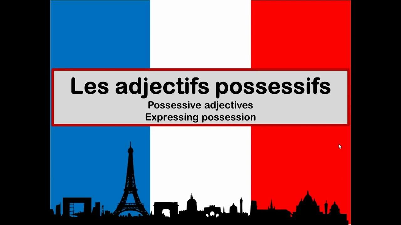 Les adjectifs possessifs - YouTube