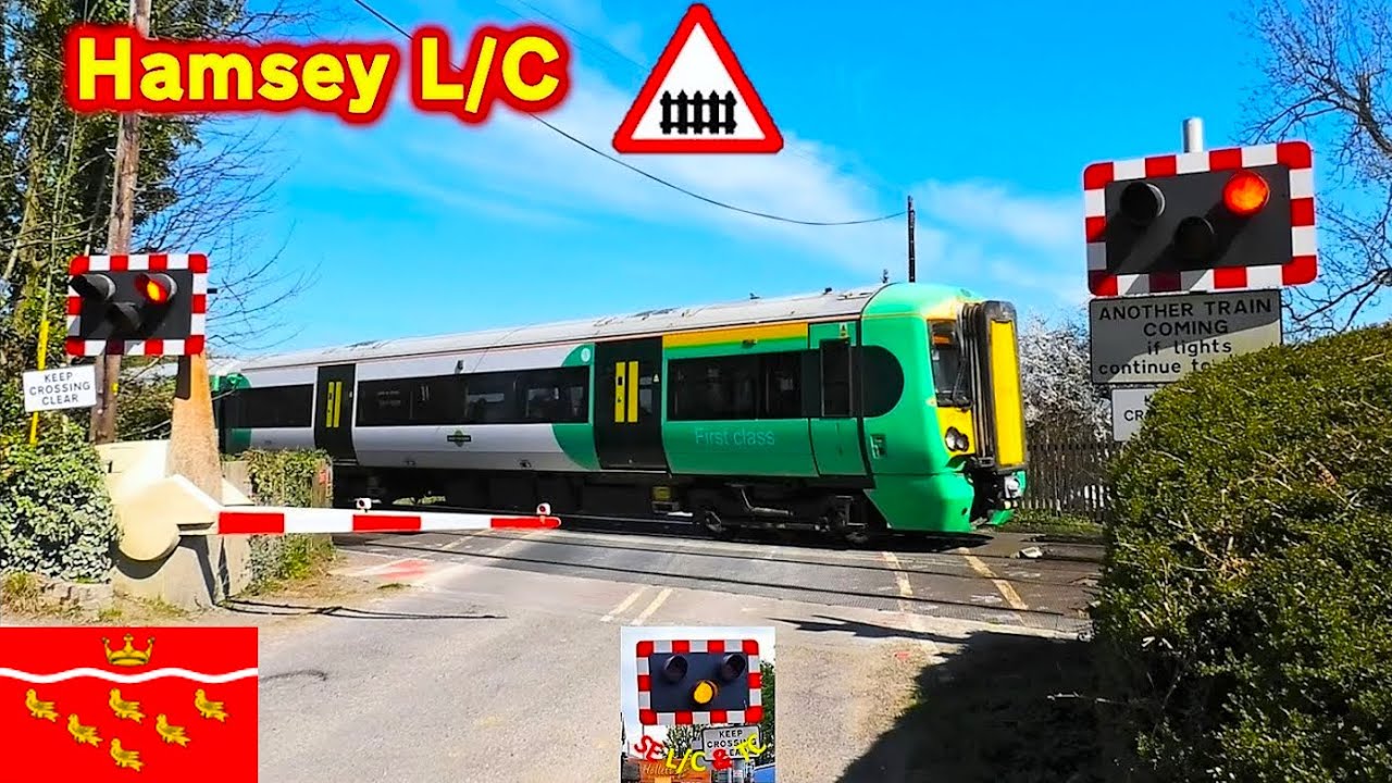 Hamsey Level Crossing, East Sussex - YouTube