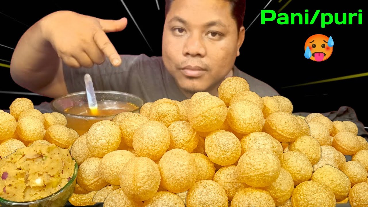 Street; Spicy Pani puri Challenge | Panipuri Eating Challenge | Indian ...