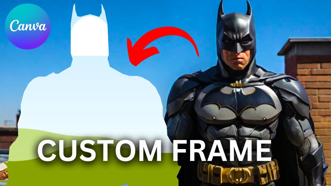 How to Make Custom Frames in Canva | canva custom frame - YouTube