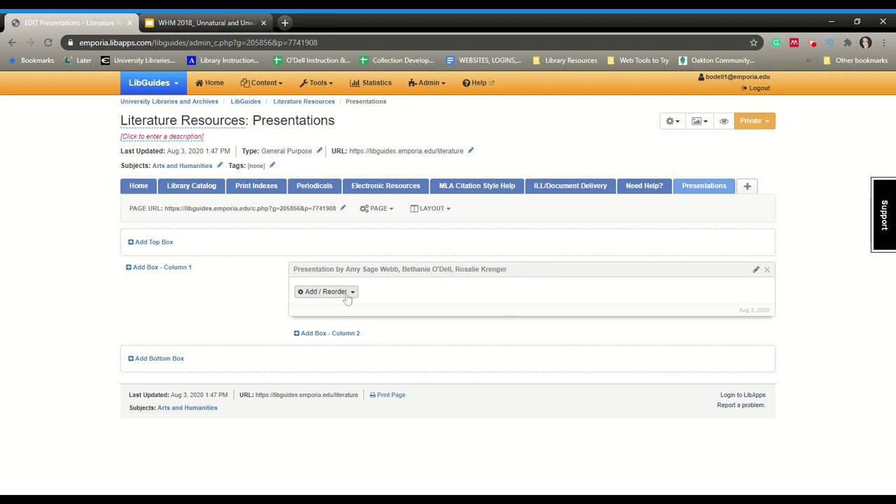 Adding a Google Slides Presentation to Library Guide - YouTube