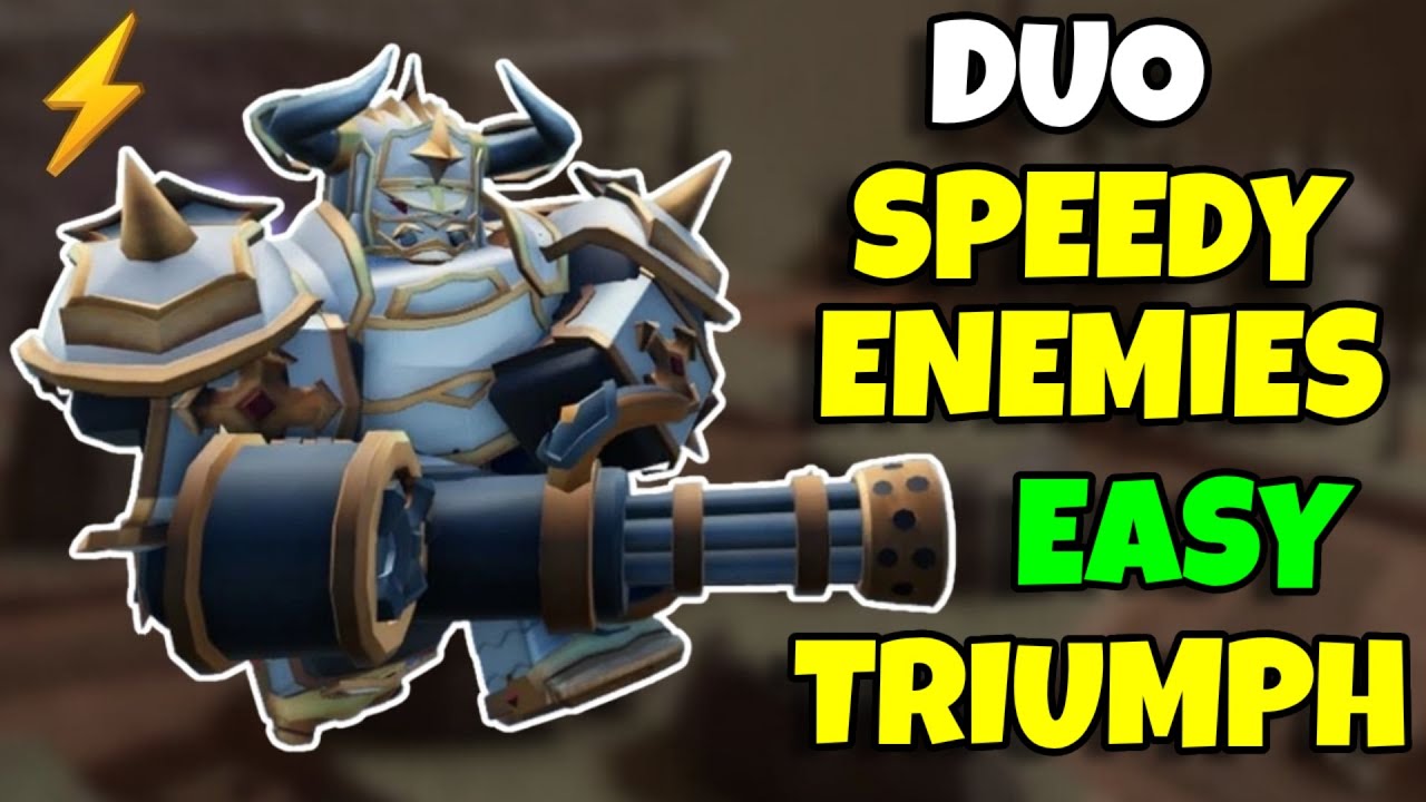 DUO SPEEDY ENEMIES EASY TRIUMPH | Tower Defense Simulator | Roblox ...