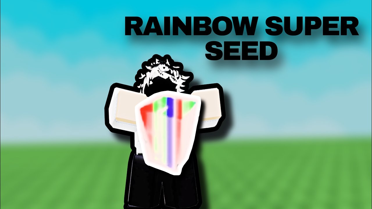 HOW TO GET THE RAINBOW SUPER SEED IN GROW A GARDEN!!! SUPER OP 🤑 - YouTube