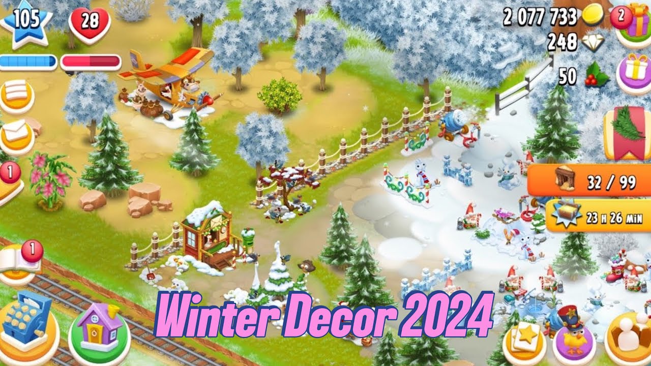 Hay Day Winter Holidays Dekor and Greg Farm Gift Boxes 2024 # ...