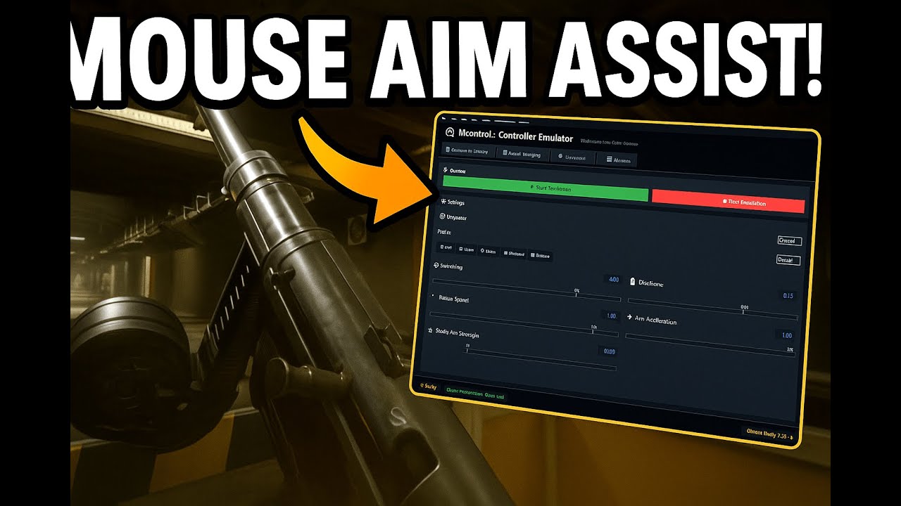 Warzone CONTROLLER AIM ASSIST FOR MOUSE | Mcontrol - YouTube