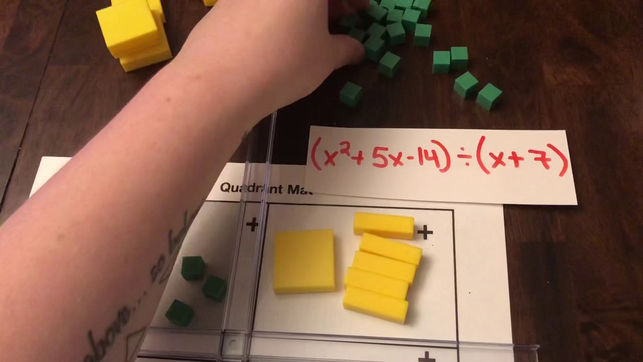 How to use algeblocks - YouTube