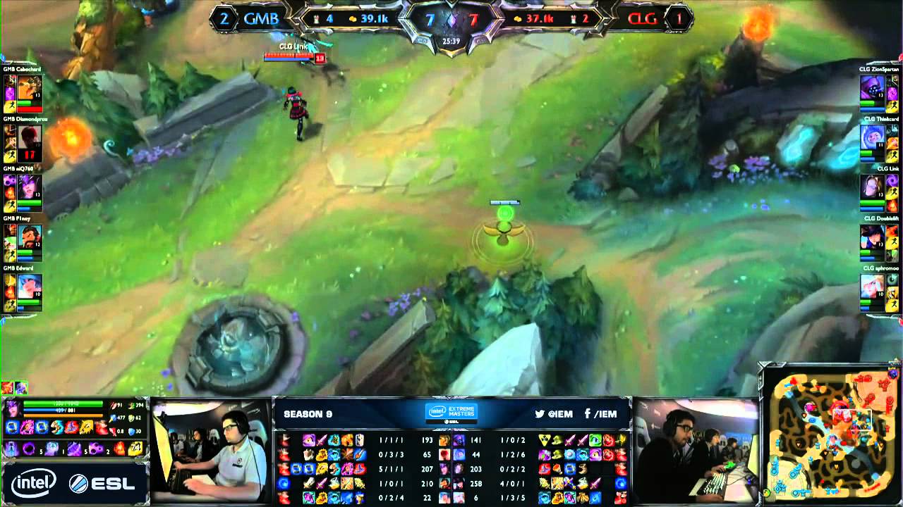 CLG vs GMB Final, Game 4 IEM Cologne Counter Logic Gaming vs Gambit ...