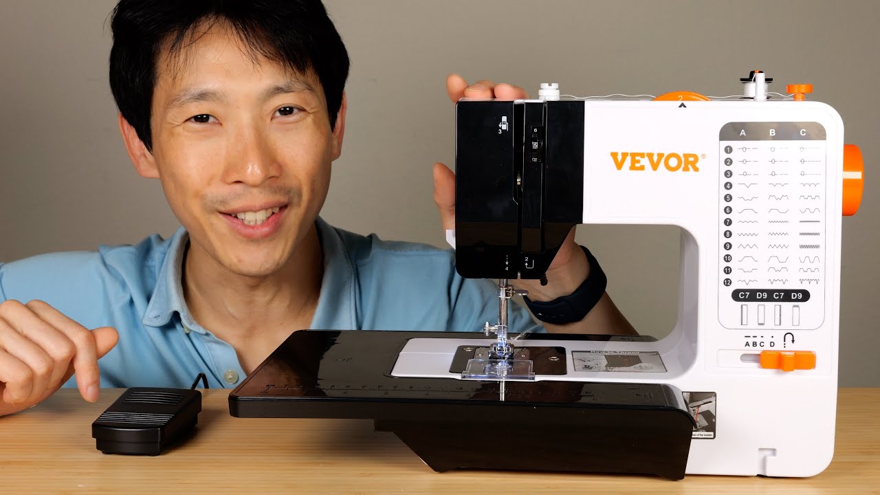 How to Use a Sewing Machine with a Vevor Sewing Machine - YouTube