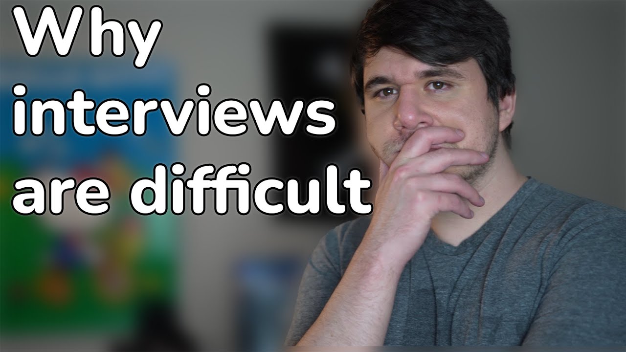 it's not you, software engineer interviews are difficult - YouTube