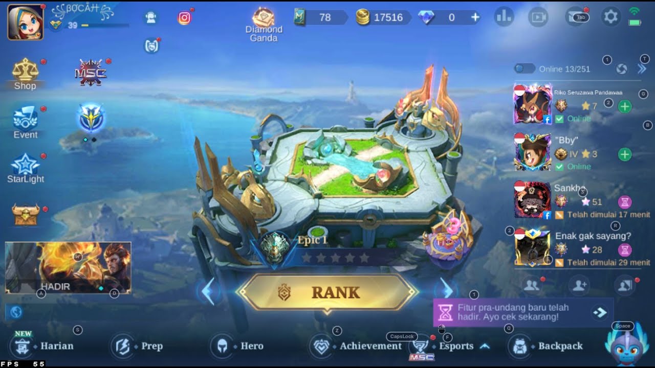🔴[Live] PUSH SOLO NURUNIN BINTANG - MOBILE LEGENDS INDONESIA - YouTube