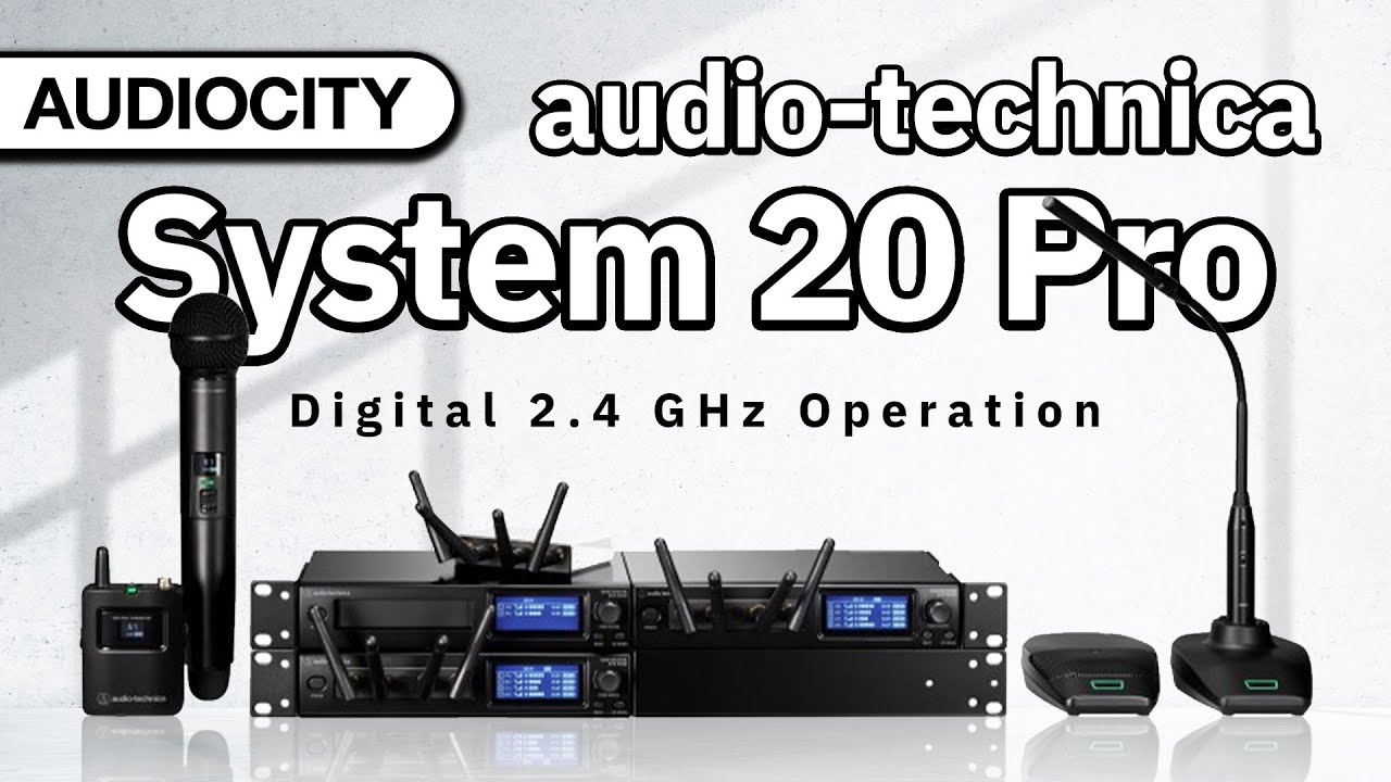 ใหม่! audio-technica System 20 Pro ไมค์ลอยความถี่ 2.4GHz | Audiocity ...