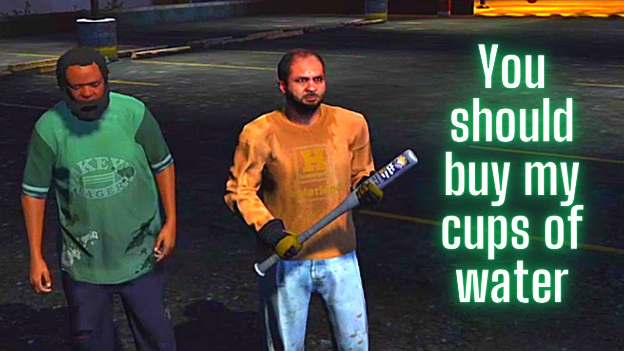 Homeless Gang hustling cups of water and doing robberies - HysteriaRP ...