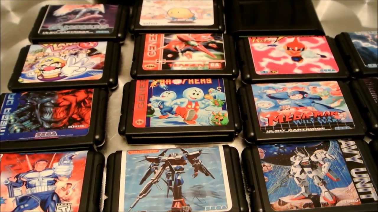 Sega Genesis Reproduction Games (Cotton, MUSHA, TMNT Hyperstone Heist ...