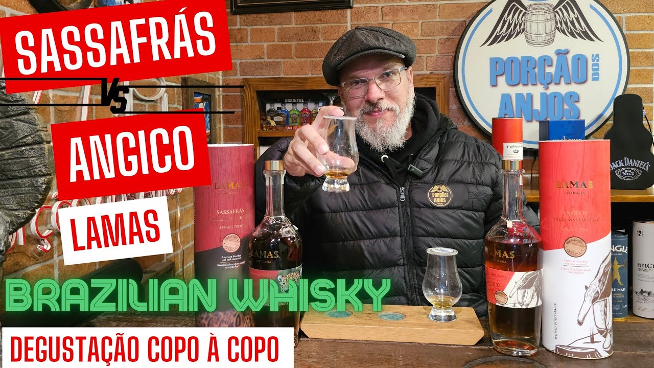 Whisky Review: Degustação copo à copo LAMAS Sassafrás vs Angico. Qual o ...