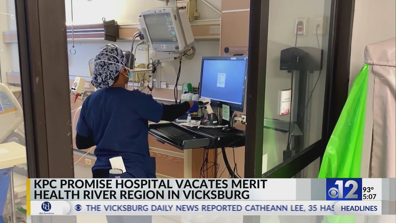 KPC Promise Hospital vacates Merit Health River Region - YouTube