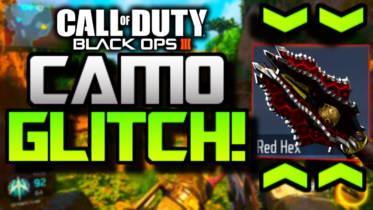BO3 (RedHeX Camo Glitch) - YouTube