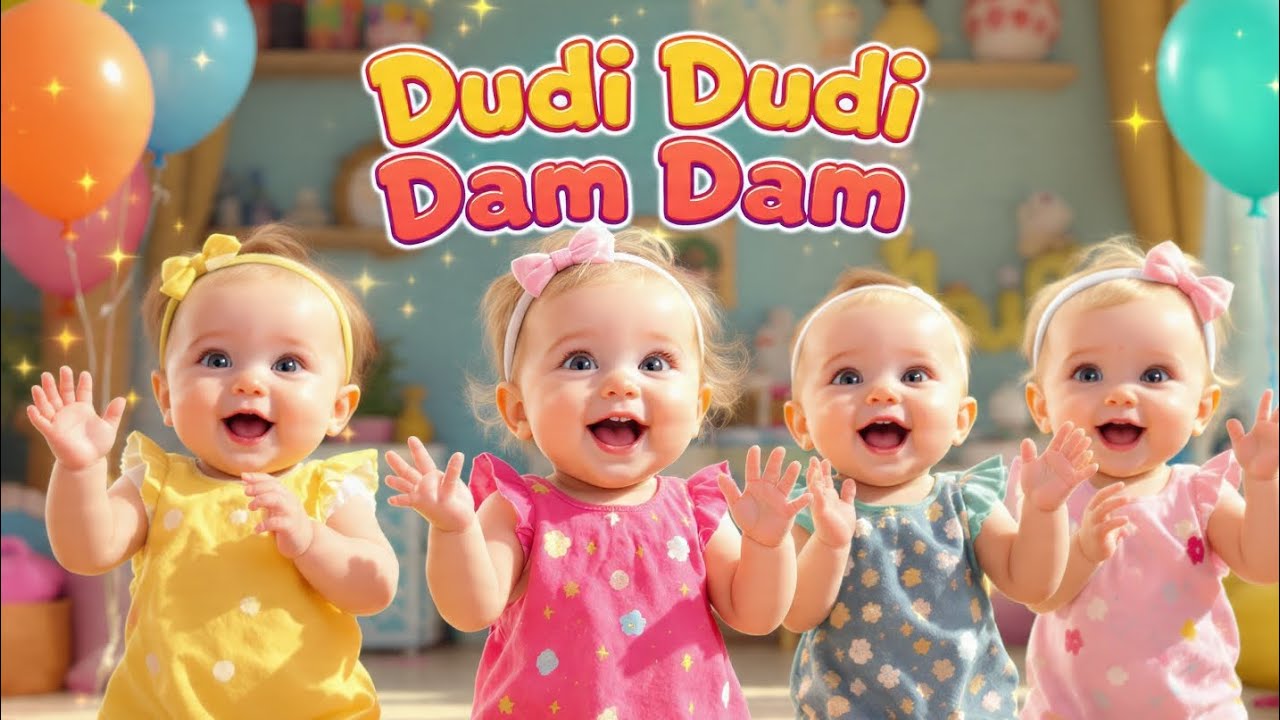 Dudi Dudi Dam Dam – Cute Dancing Babies Rhyme | Fun Kids Song - YouTube
