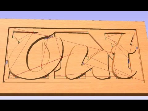 VCarve Pro and Aspire tutorial. Second tool cleanup pass for VCarving ...