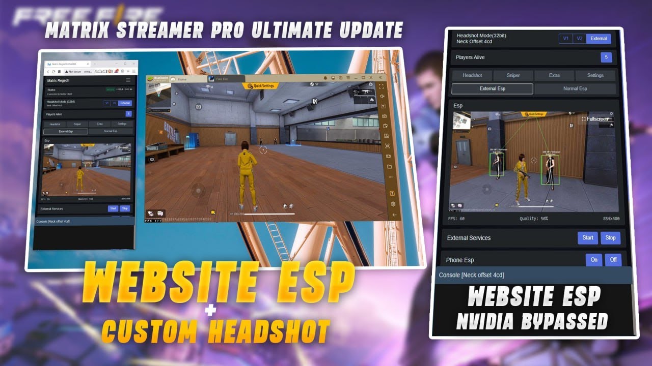 Best Panel for Free Fire Tournament Players and Live Streamers | Matrix ...