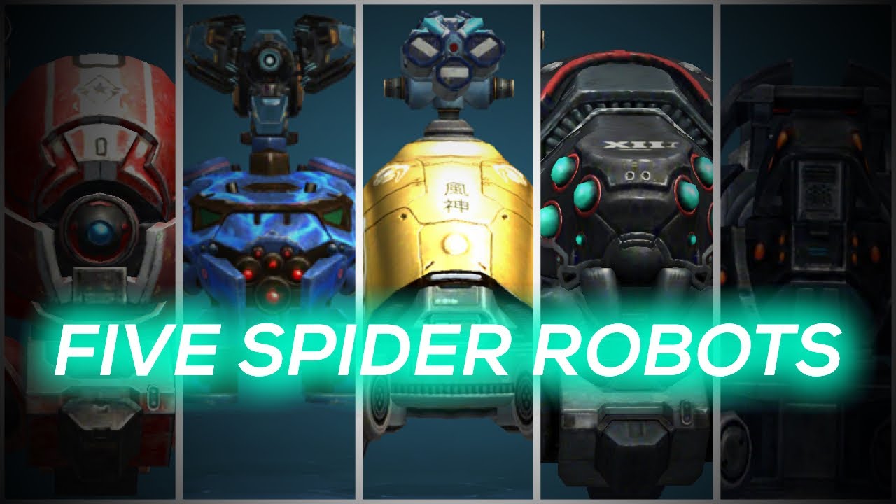MAX SPIDER ROBOT HANGAR | Champion League Gameplay | War Robots | WR ...