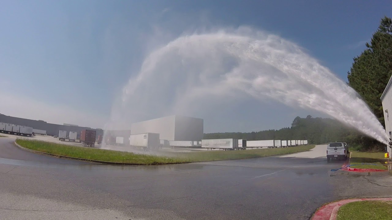 Fire pump flow test in Covington, GA. May 14, 2018 - YouTube