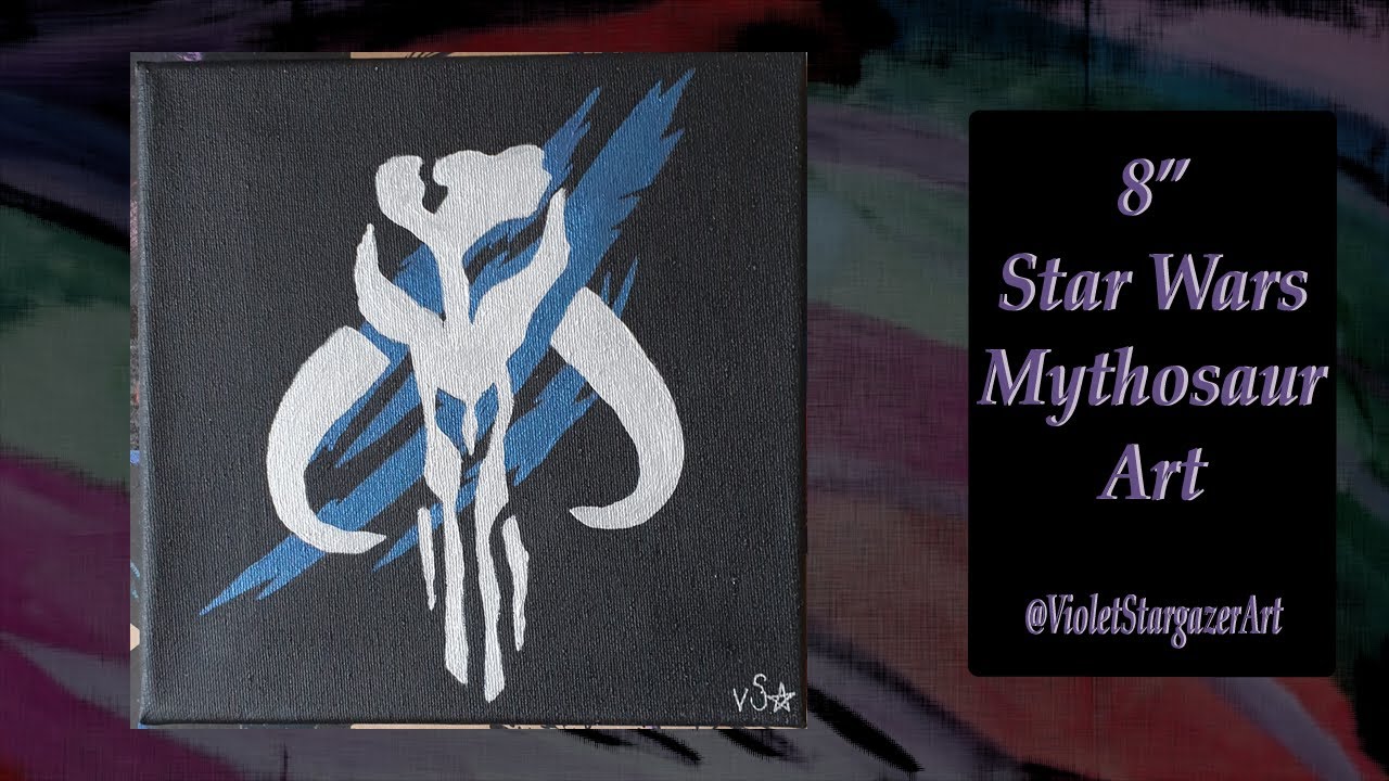 8" Star Wars Mythosaur Art | VioletStargazerArt - YouTube