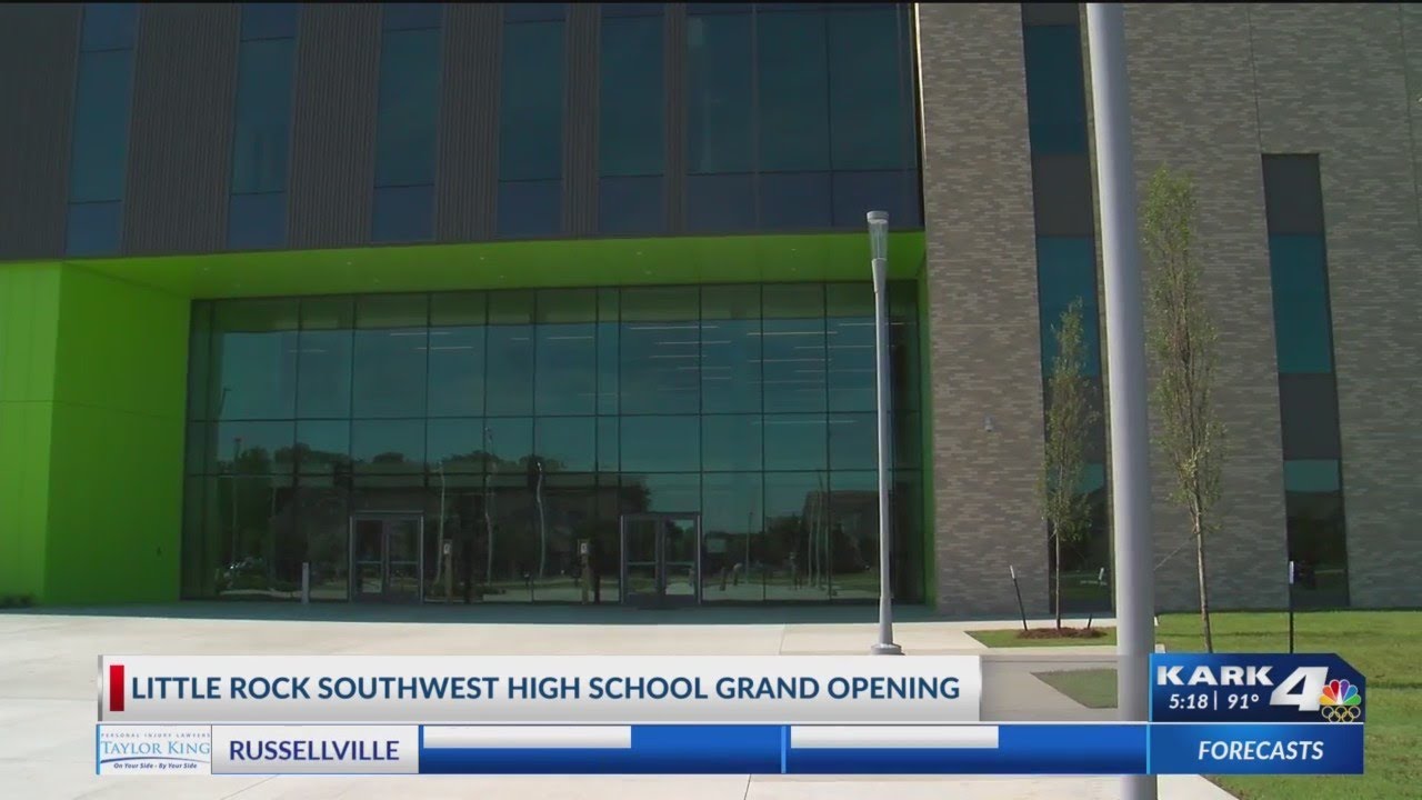 Grand opening for new Little Rock Southwest High School - YouTube