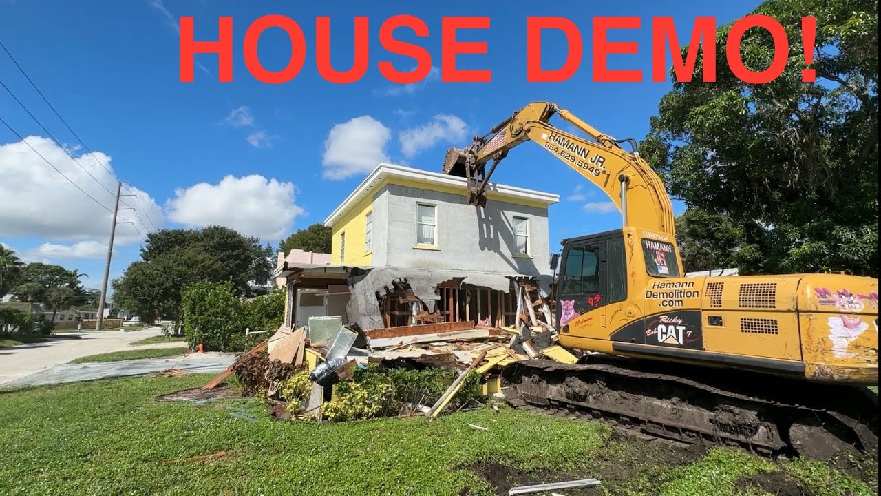 Watch a House Get Destroyed In Less Than 90 Seconds! - YouTube
