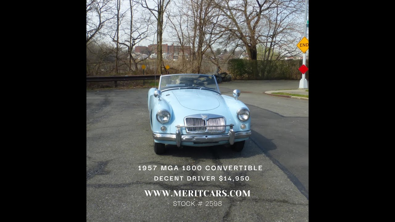 1957 MGA 1800 Decent Driver - Price $14,950 - YouTube