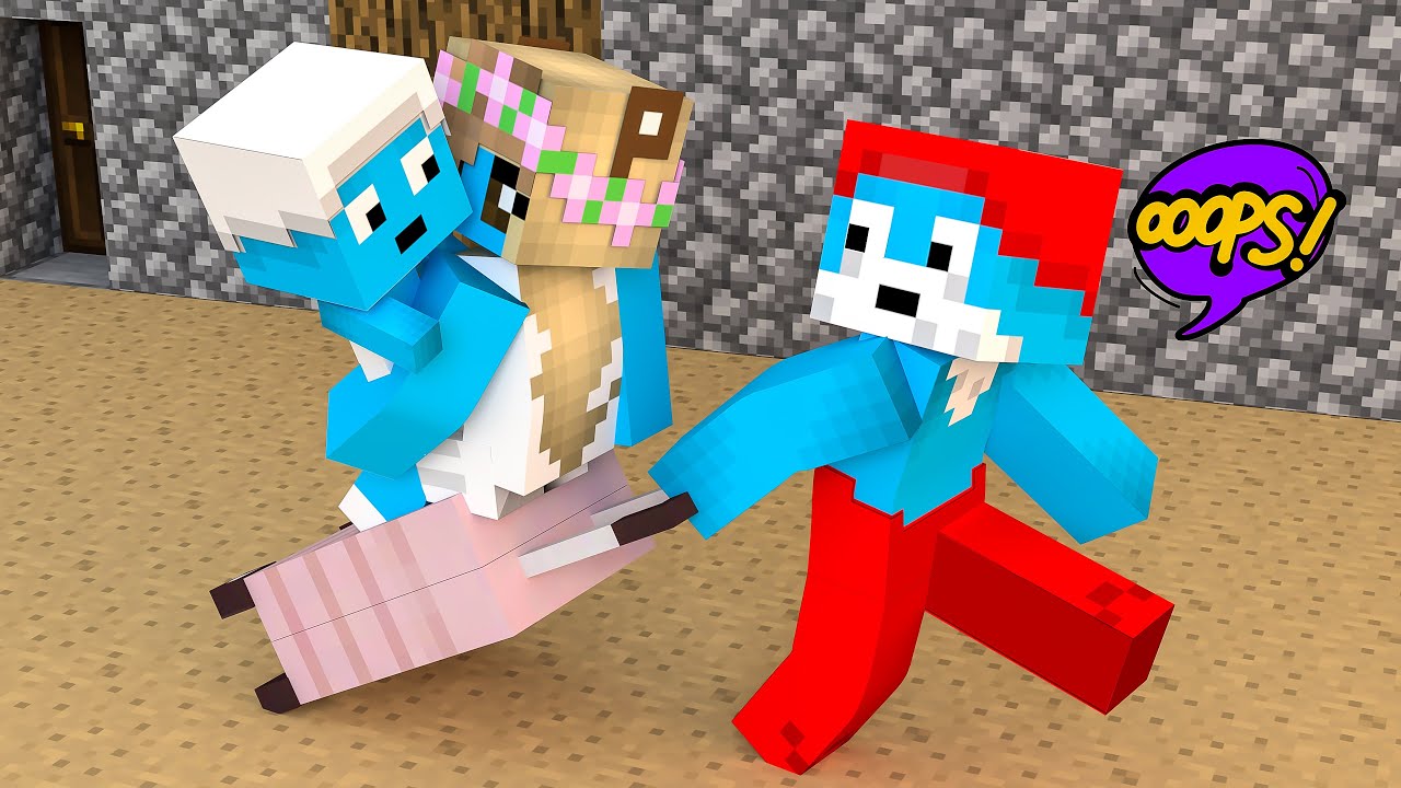 Minecraft Smurfs | Bébés Schtroumpfs - Mon Père Est Trop Occupé ...