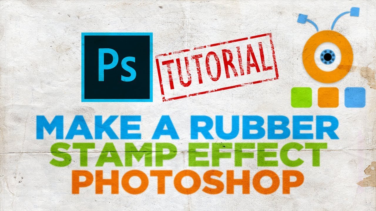 How To Make A Rubber Stamp Effect In Photoshop YouTube How To Make A Rubber Stamp Effect In Photoshop YouTube