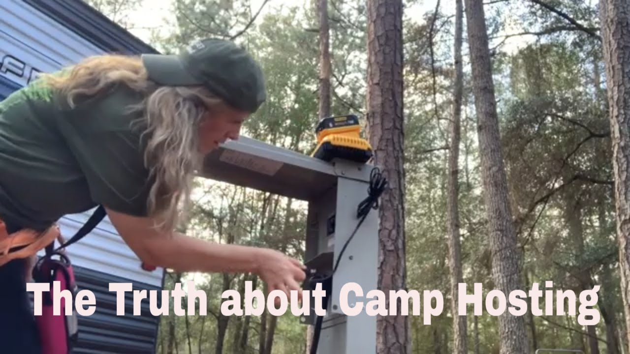 "The Truth About Camp Hosting: It’s Not Just Free Rent & Campfires!" #camphostlife #nomadlife # ...