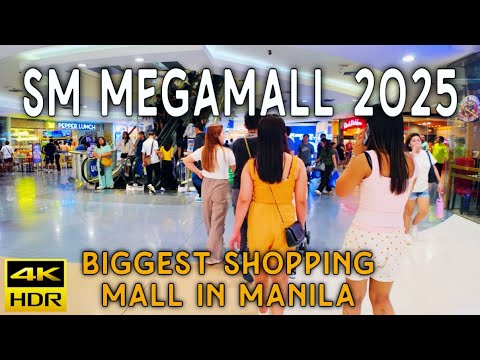 "Inside the Biggest Mall in Manila 🇵🇭 | SM Megamall Full Walking Tour ...