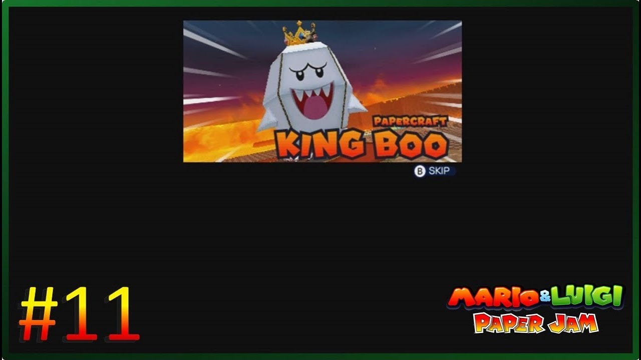 Let's Beat - Papercraft King Boo, the Papery Phantasm - YouTube