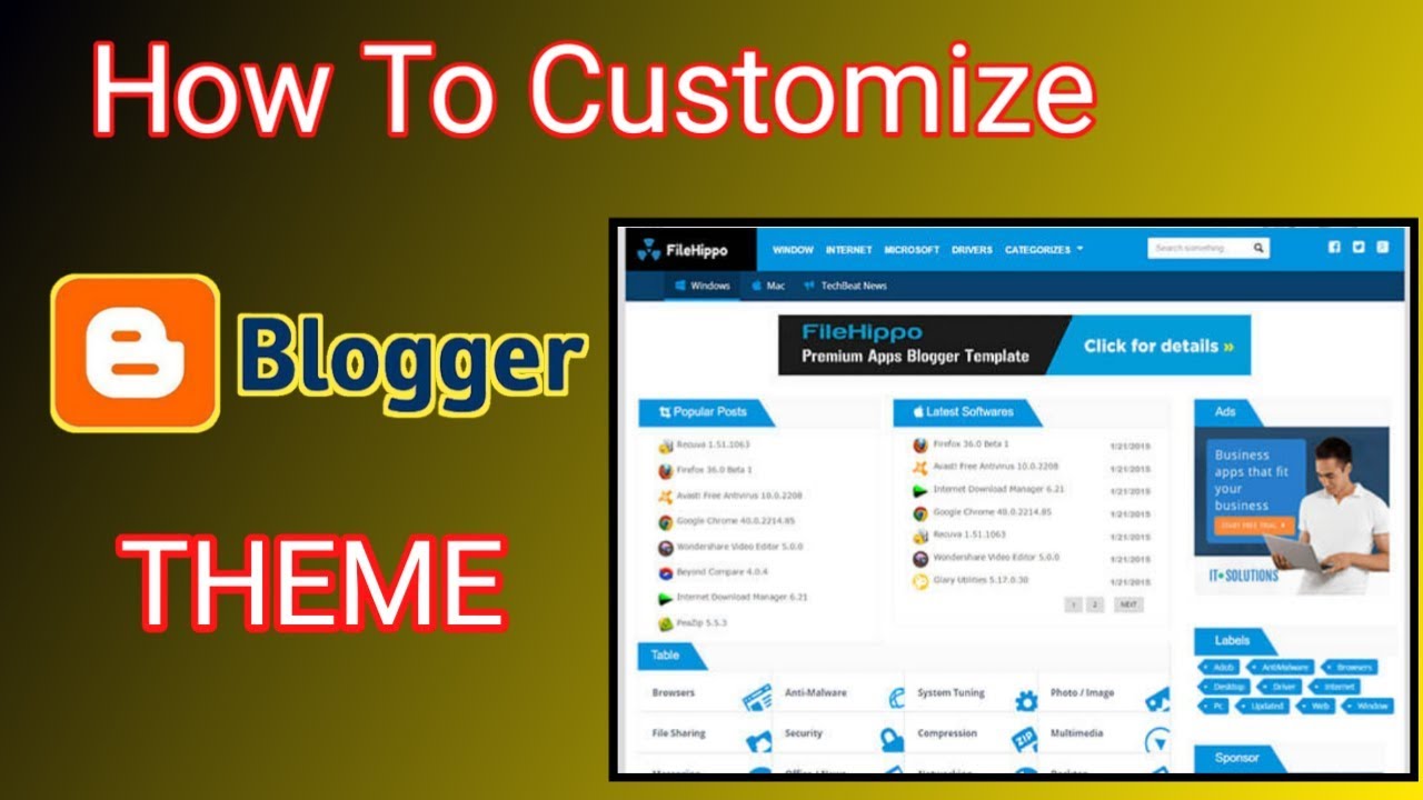 Customize Blogger Theme Like a Pro - Step by Step Guide - YouTube